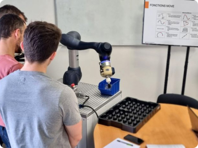Robot collaboratif 5 axes précision palett... | Acheter | Leobotics